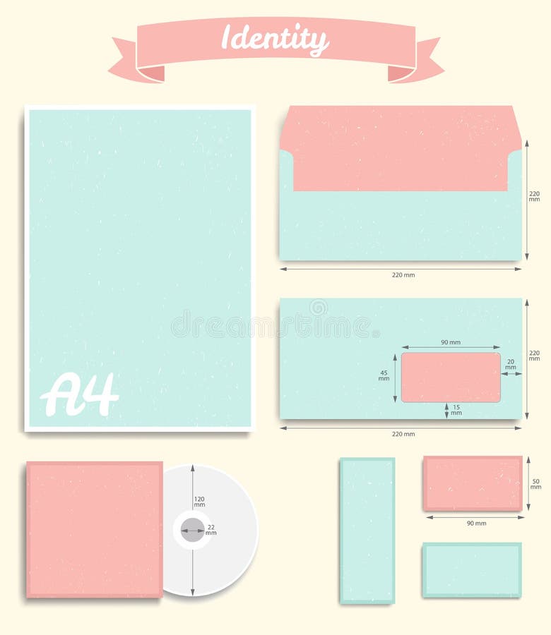 Corporate Identity.Envelope Paper, Business Cards, CD Stock Vector ...