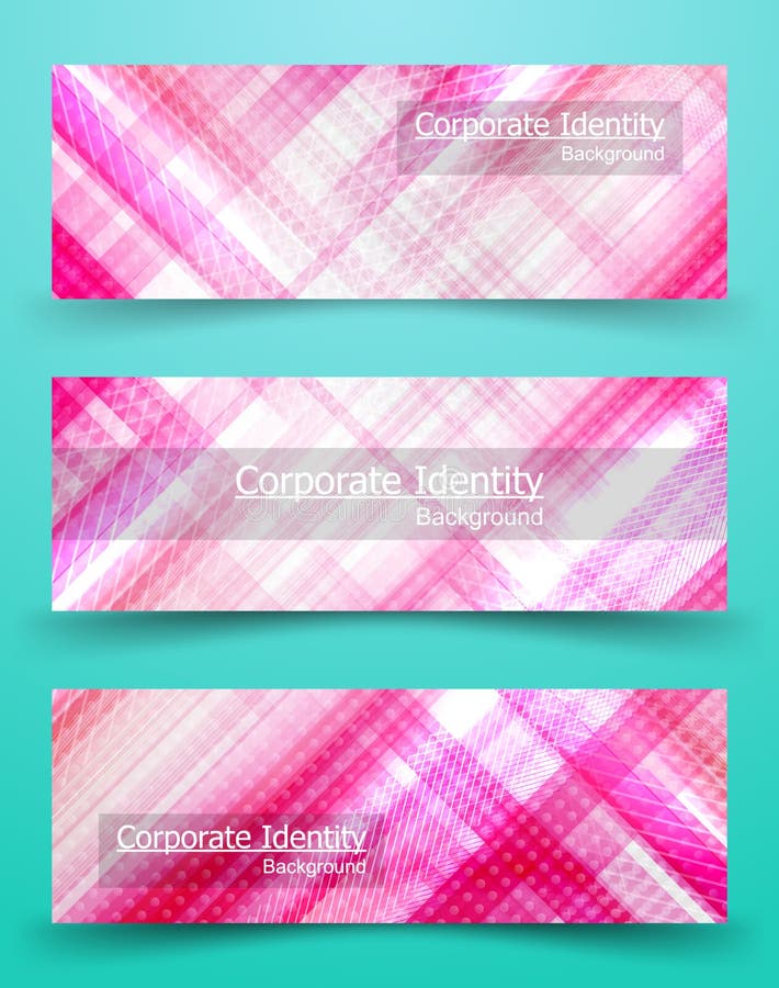 Corporate Identity Template Stock Vector - Illustration of banner, card ...