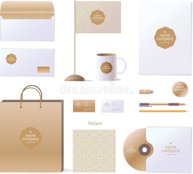 Corporate Identity Template. Logo and Design Elements Stock Vector ...