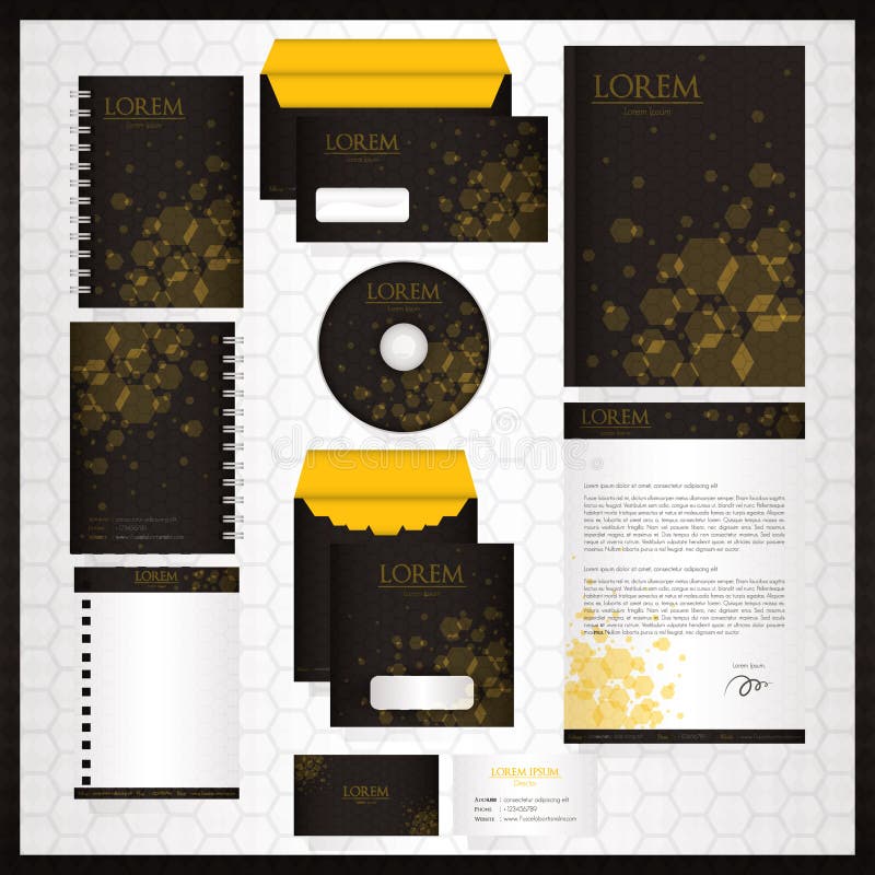 Corporate Identity. Vector Illustration Decorative Design Stock Vector ...