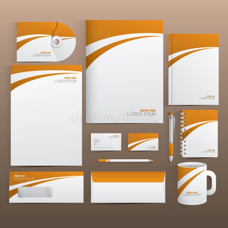 Corporate Identity. Vector Illustration Decorative Design Stock Vector ...
