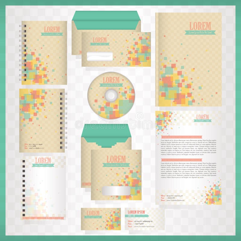 Corporate Identity. Vector Illustration Decorative Design Stock ...