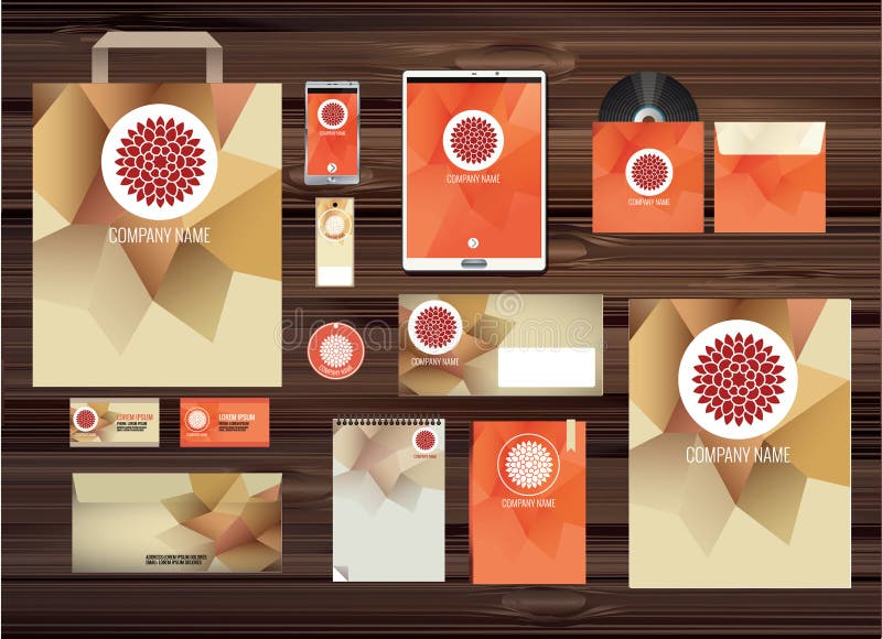 Corporate Identity. Vector Illustration Decorative Design Stock Vector ...