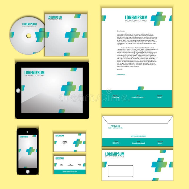 Corporate Identity. Vector Illustration Decorative Design Stock Vector ...