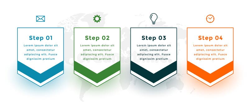 Corporate Infographic Timeline Element Layout for Modern Presentation ...