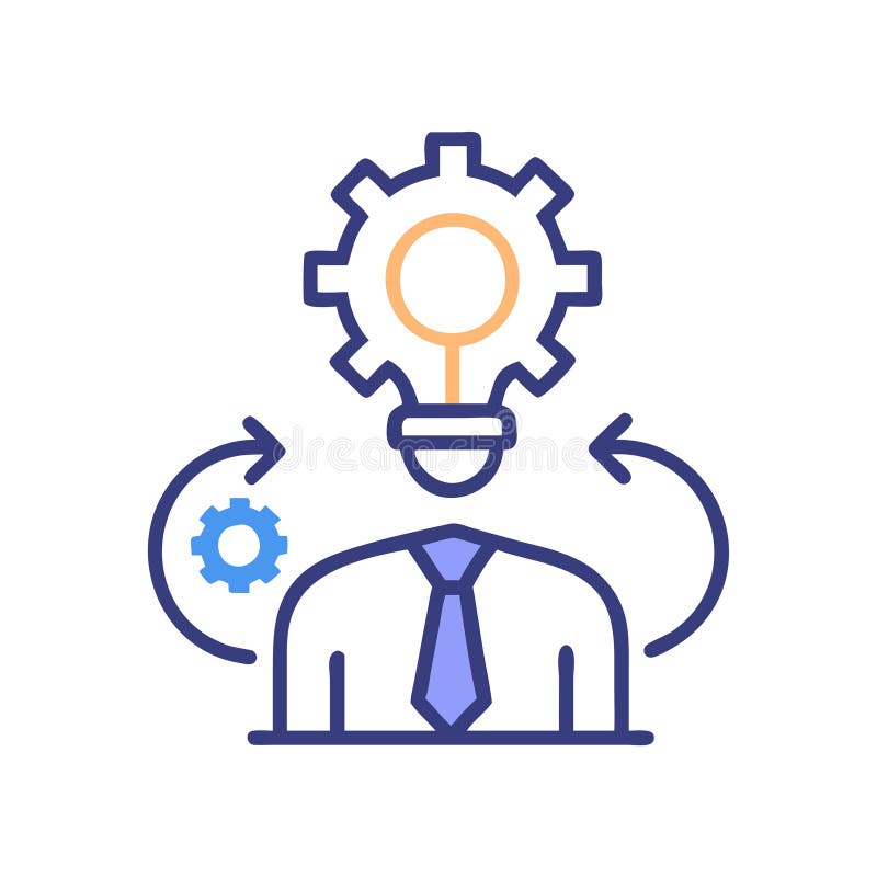 Corporate Innovation Icon stock vector. Illustration of concepts ...