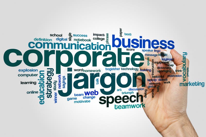 Corporate Jargon Word Cloud Stock Image - Image of learning, bubble ...