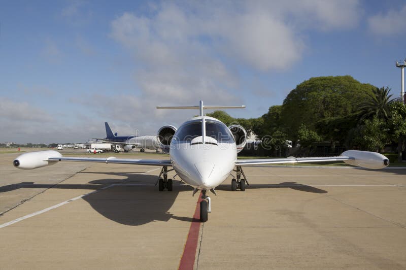 Corporate Jet stock photo. Image of travel, horizontal - 9171536