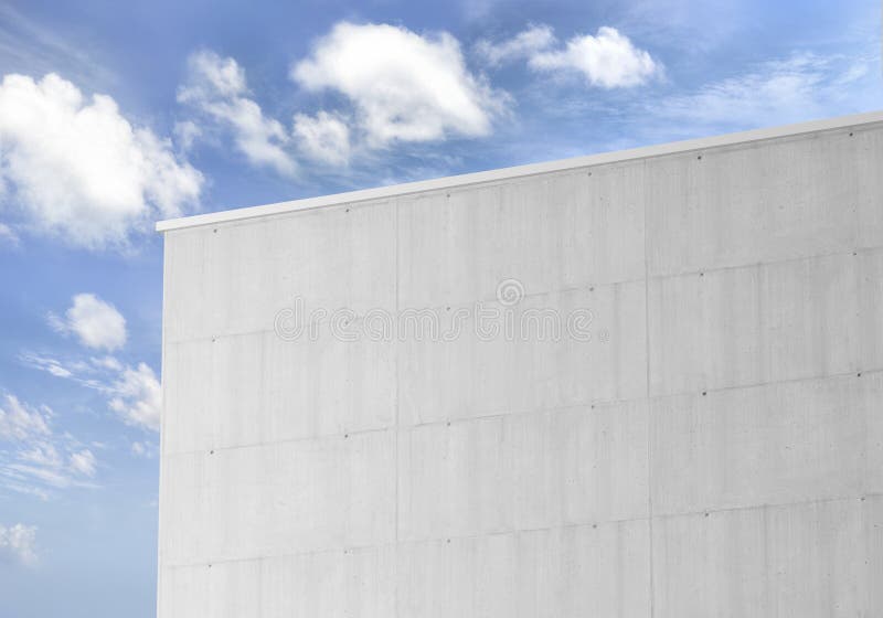 Corporate Logo Displayed on Building Mockup Design Stock Photo - Image ...