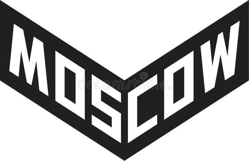 Corporate logo Moscow stock illustration. Illustration of moscow ...