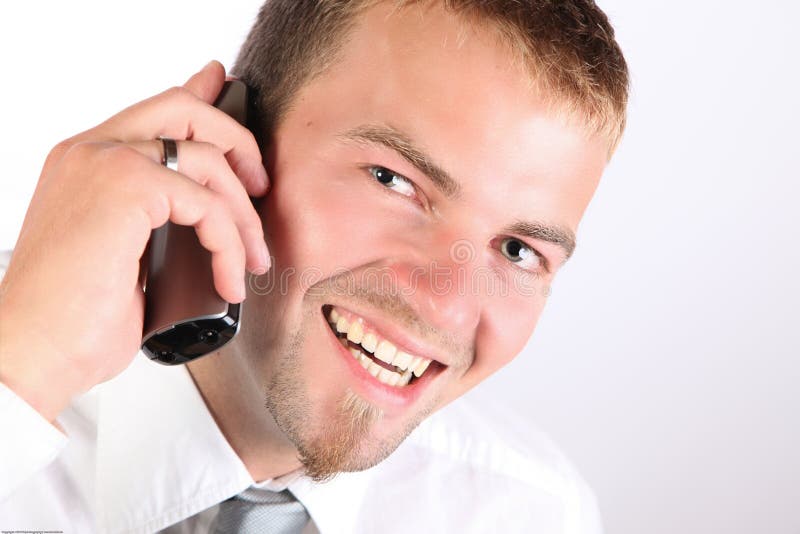 Happy Mature Man Talking on Cellphone Stock Photo - Image of confidence ...