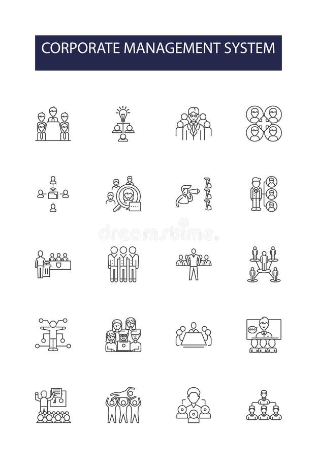 Management System.ai Linear Icons, Signs, Symbols Vector Line ... Management System.ai Linear Icons, Signs, Symbols Vector Line ...