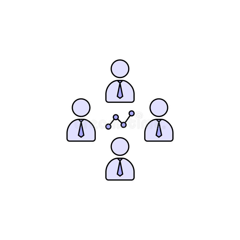 Corporate Management Team People Icon Vector Stock Vector ...