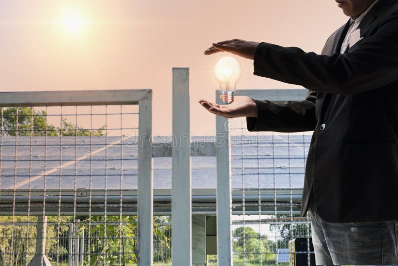 Corporate Manager Presenting on How To Sell Electricity from Rooftop ...