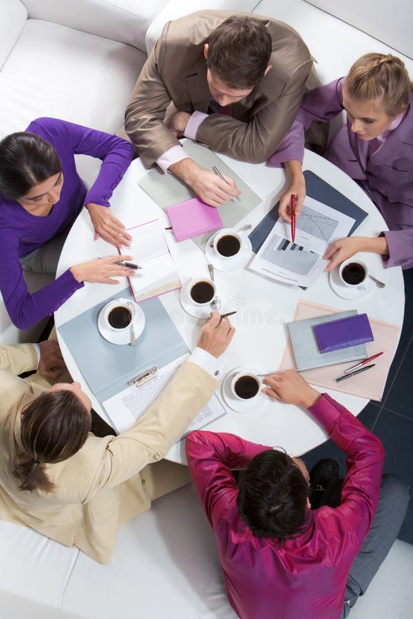 Corporate meeting stock image. Image of coffee, business - 78540235