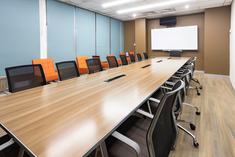 Corporate Meeting Room, with Large Conference Table and Whiteboard for ... Corporate Meeting Room, with Large Conference Table and Whiteboard for ...