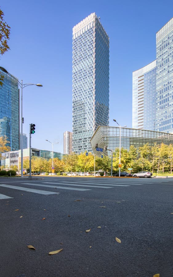 Corporate Office Building in Wangjing Area, Beijing Stock Image - Image ...