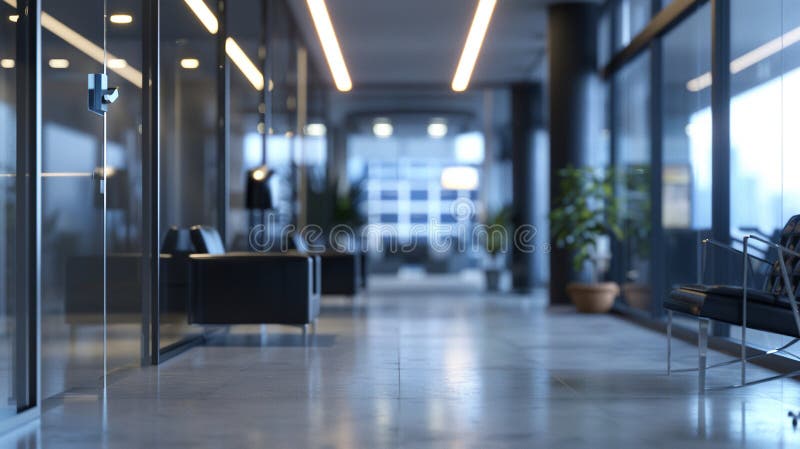 Modern Corporate Office Interior Design: Stylish Workspace, Open Plan ...