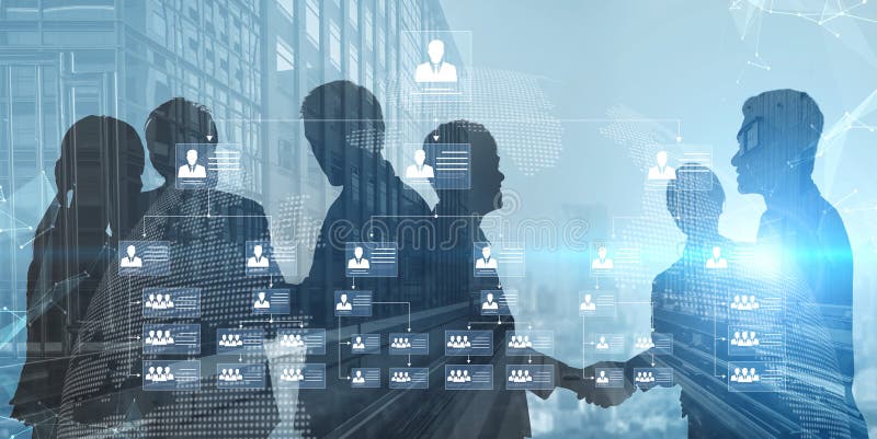 Corporate Org Chart and Team Structure Visualization Vouch Stock Photo ...