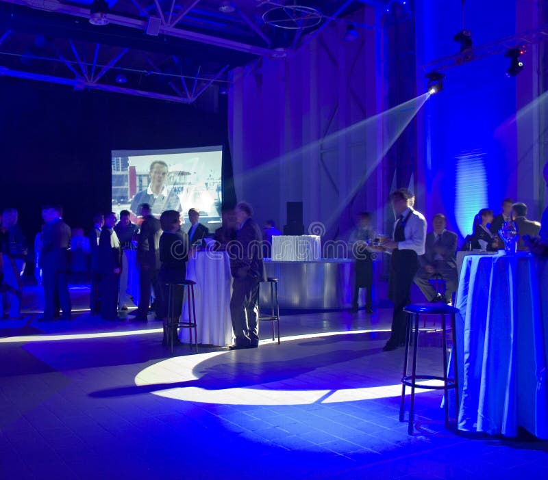 Corporate Party 1 stock image. Image of panels, office - 1626407