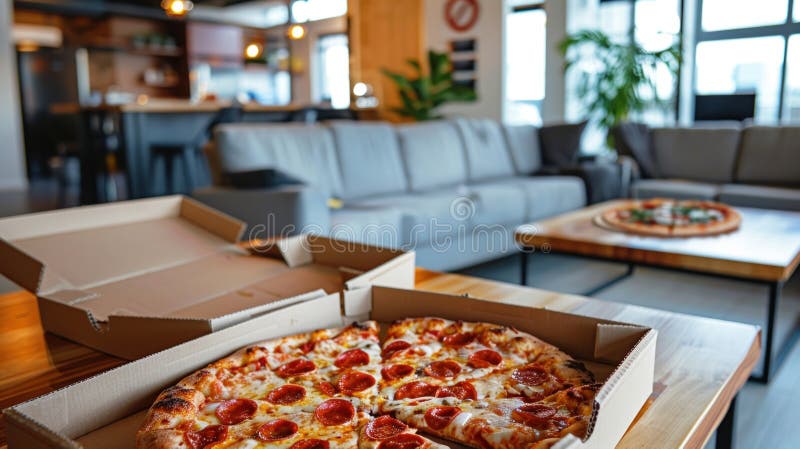 Corporate Party of Young Professionals in Office Lounge after Working ...