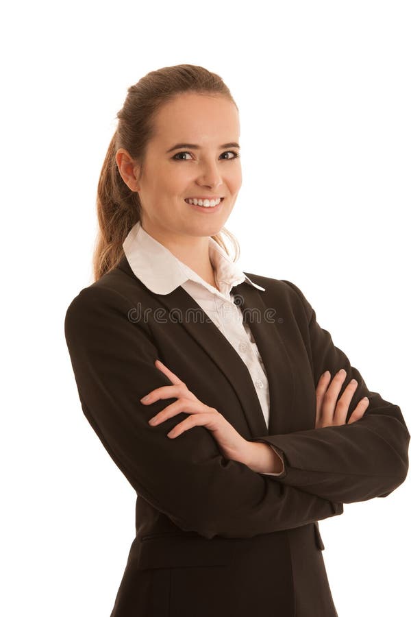 Corporate Portrait of a Beautiful Business Woman Isolated Over W Stock ... Corporate Portrait of a Beautiful Business Woman Isolated Over W Stock ...