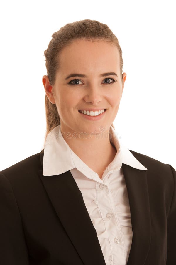 Corporate Portrait of a Beautiful Business Woman Isolated Over W Stock ... Corporate Portrait of a Beautiful Business Woman Isolated Over W Stock ...
