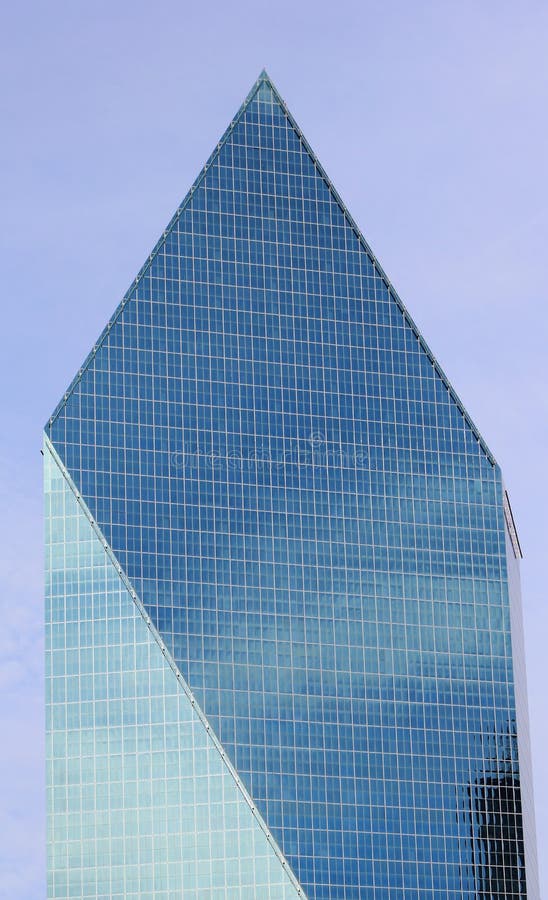 Corporate Reflection and Building - Texas Stock Photo - Image of ...