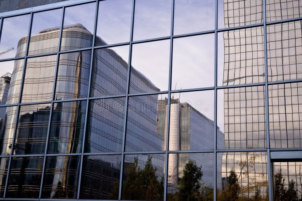 Corporate Reflections stock image. Image of reflection - 4420775