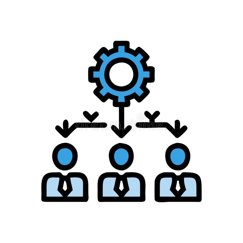 Corporate Restructuring Strategy Illustration Stock Vector ...