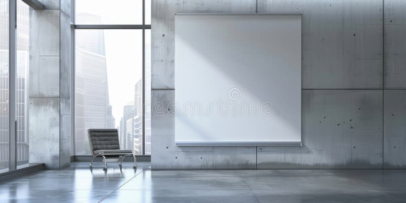 Corporate Scene with Ample Blank Space for Messaging. Stock ...