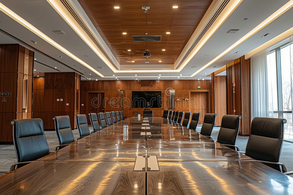 Corporate Setup Featuring a Repetitive Layout Pattern. Stock ...