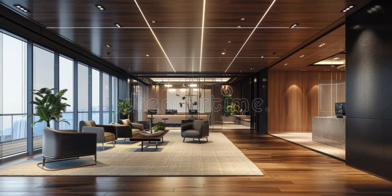 Corporate Setup Featuring a Structured Layout Pattern. Stock ...