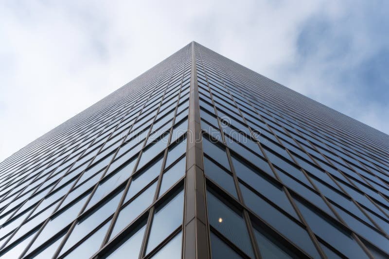 Corporate Skyscraper Viewed from Ground Stock Photo - Image of ...