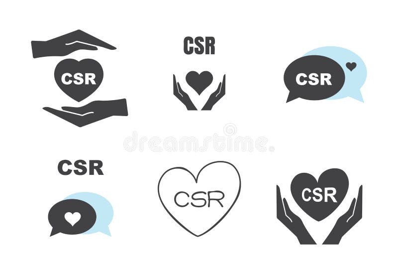 Corporate Social Responsibility, CSR Symbol, Sign, Concept Stock Vector ...