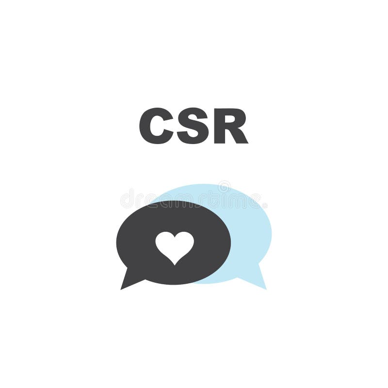 Corporate Social Responsibility, CSR Symbol, Sign, Concept Stock Vector ...