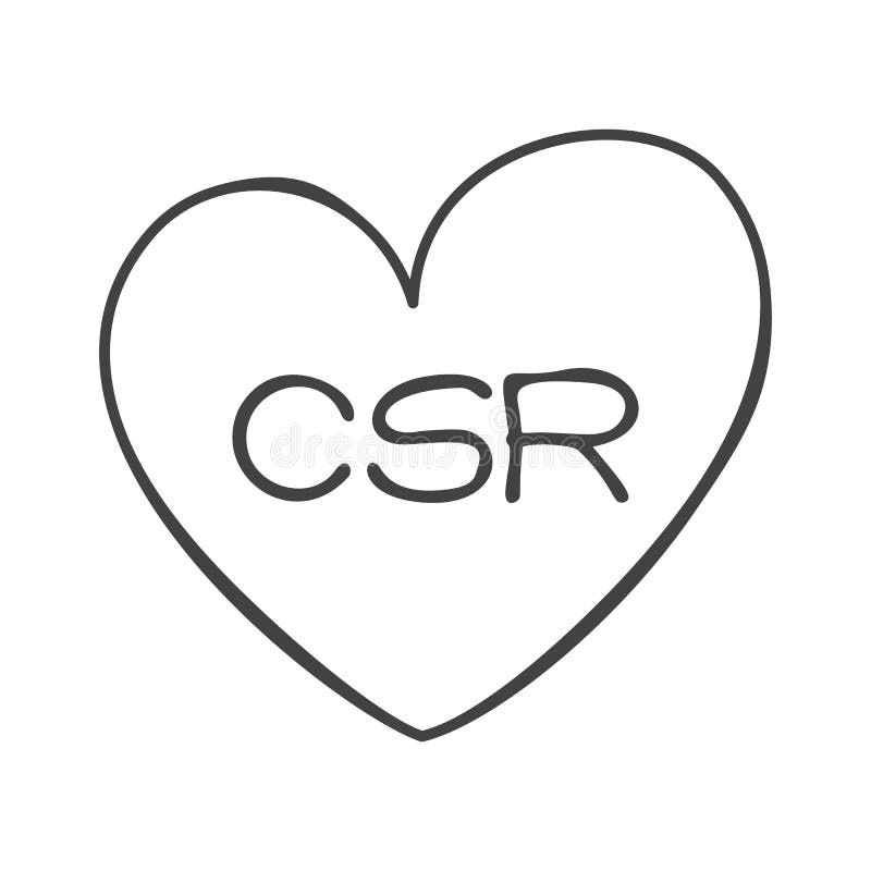 Corporate Social Responsibility, CSR Symbol, Sign, Concept Stock Vector ...