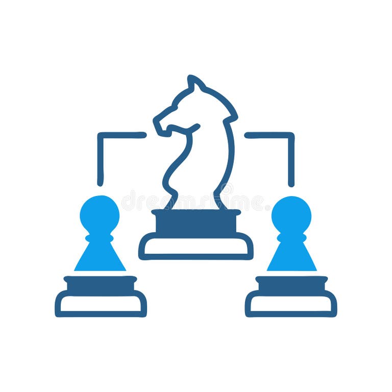 Corporate Strategy Alignment Engagement Icon Stock Vector ...