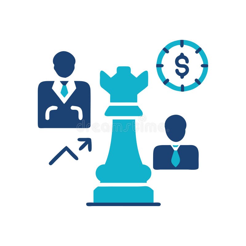 Corporate Strategy Overview Icon Design Stock Vector - Illustration of ...