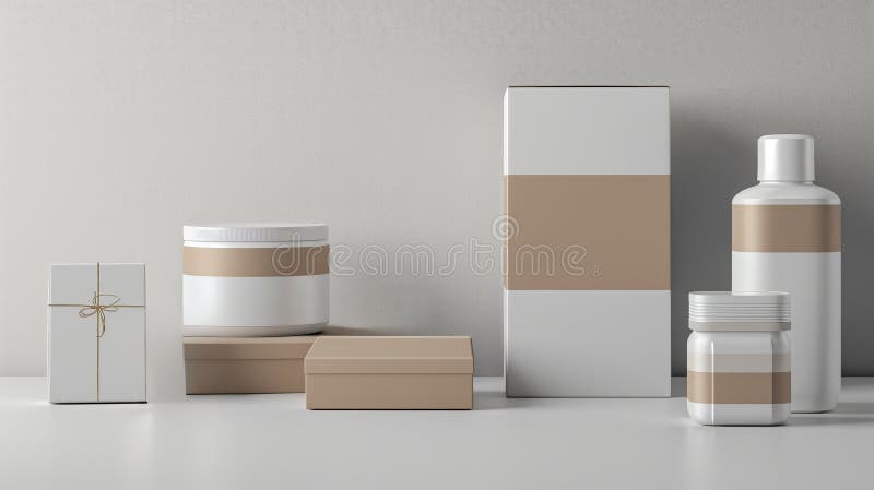 Corporate style box mockup stock image. Image of corporate - 302864083