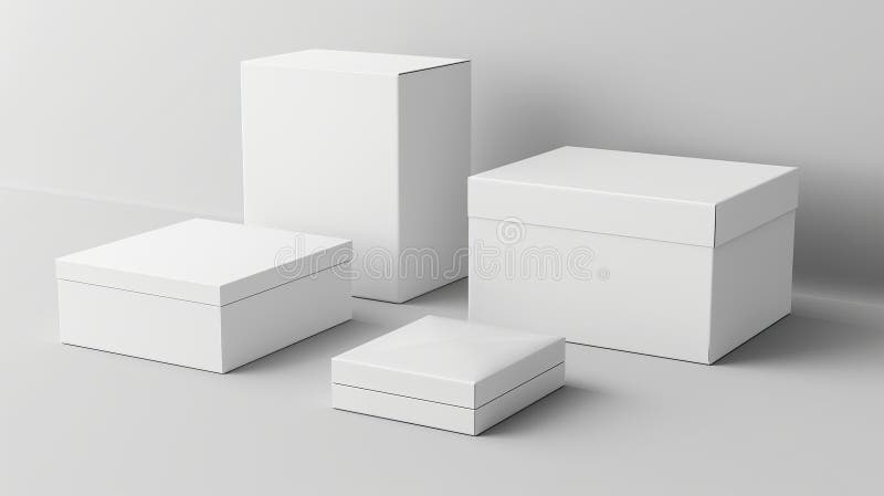 Corporate style box mockup stock photo. Image of rectangle - 303269148
