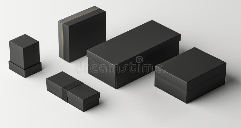 Corporate style box mockup stock image. Image of shop - 303270105