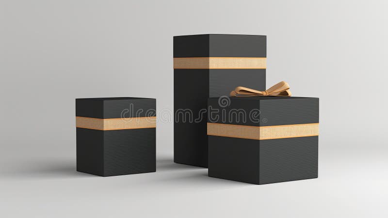 Corporate style box mockup stock image. Image of packaging - 303271377