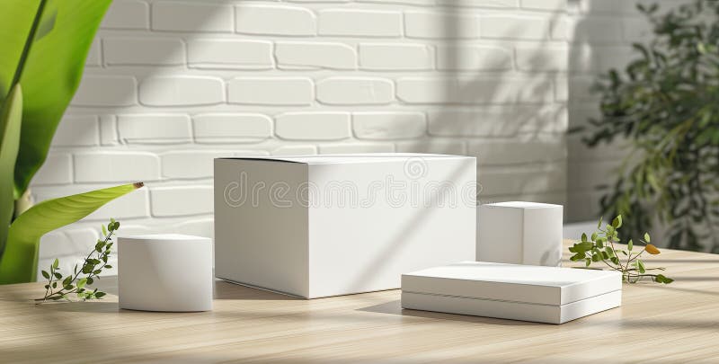 Corporate style box mockup stock image. Image of paper - 303272053