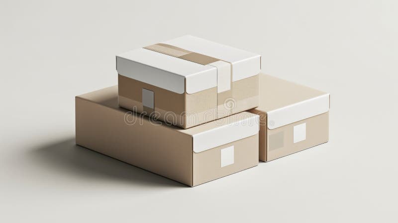 Corporate style box mockup stock photo. Image of paper - 303273908