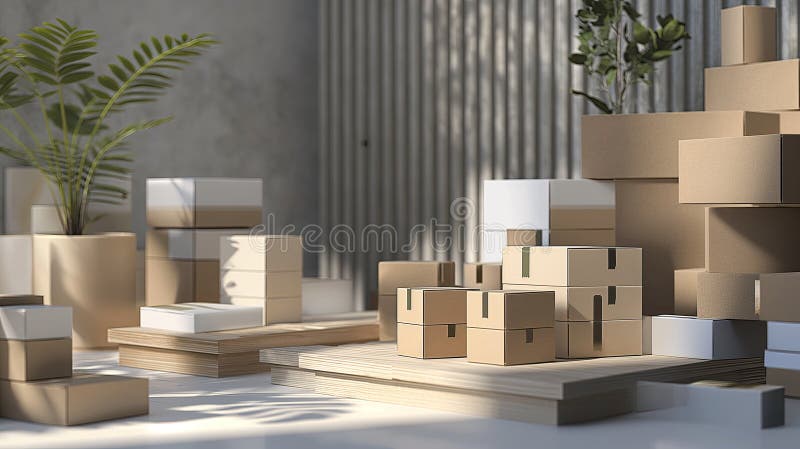 Corporate style box mockup stock image. Image of background - 303274439