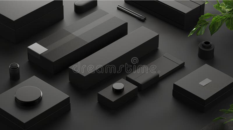 Corporate style box mockup stock image. Image of square - 303279039
