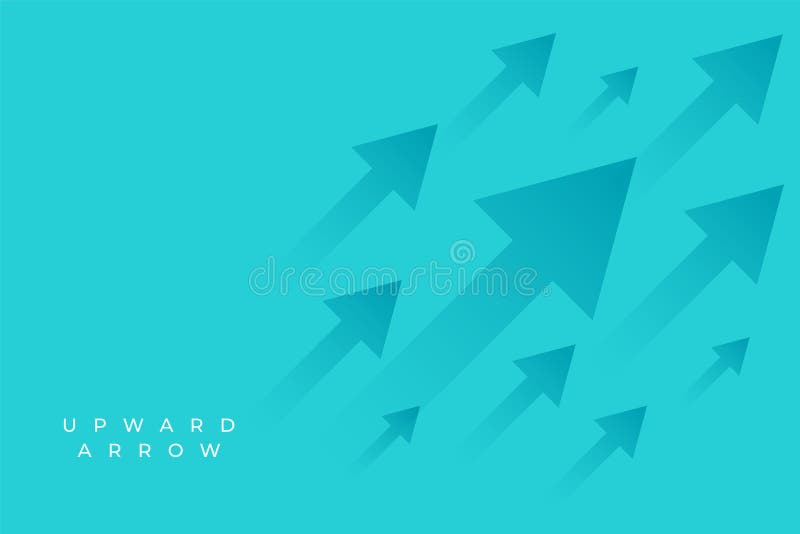 Corporate Success Upward Growth Arrow Background Stock Vector ...