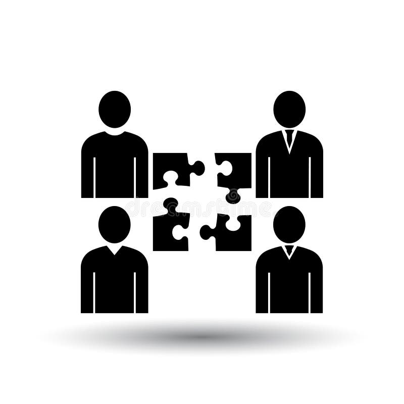 Corporate Team Icon stock vector. Illustration of meeting - 147094950