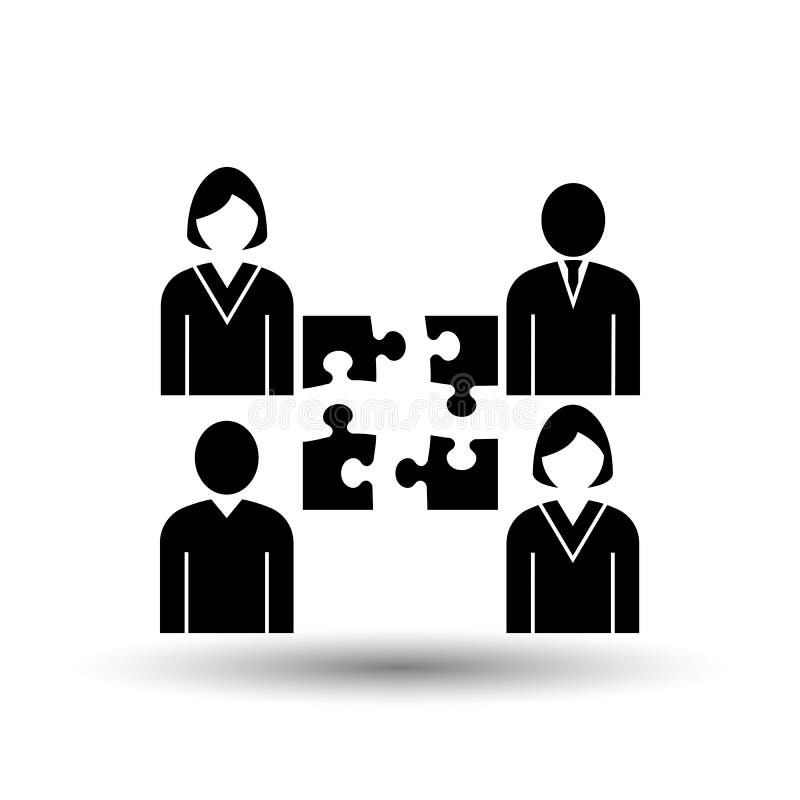 Corporate Team Icon stock vector. Illustration of communication - 147095199